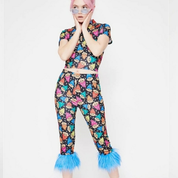 Dolls Kill | Pants & Jumpsuits | Fur 2 Piece Brand New With Tags Sold Out Dolls Kill Trolls ...